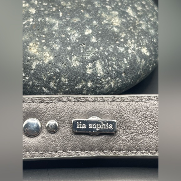 Lia Sophia | Accessories | Lia Sophia Nwot Rare Gray Leather Belt ...